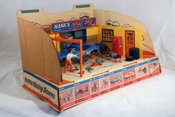 Aurora Racing Scenes Hanks Speed Shop Display. : Lot 606