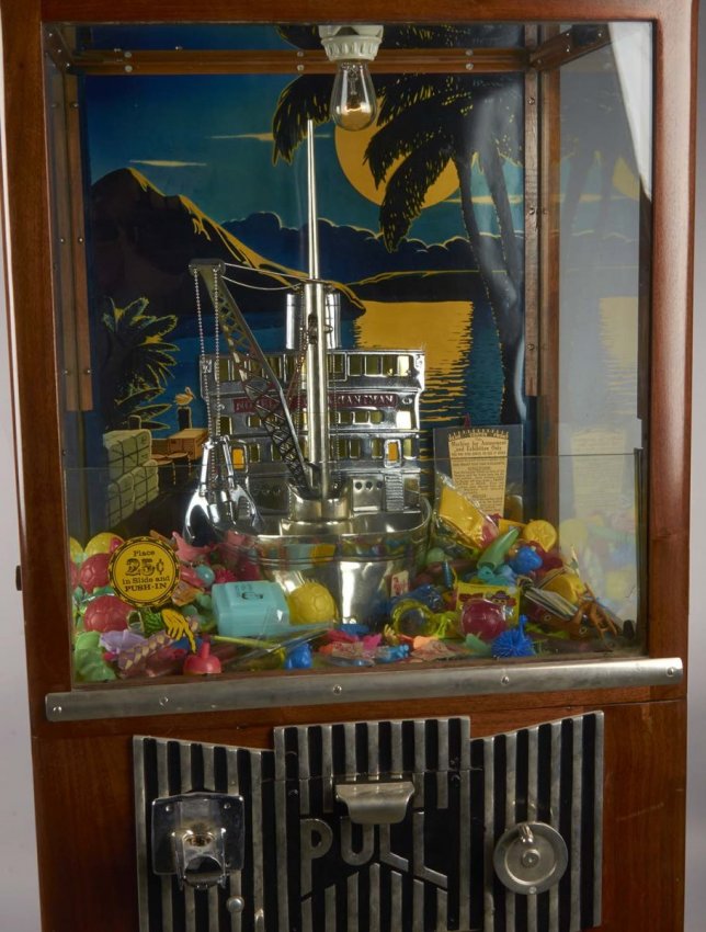 5 ¢ ESCO Novelty Merchantman Digger Claw Machine : Lot 257