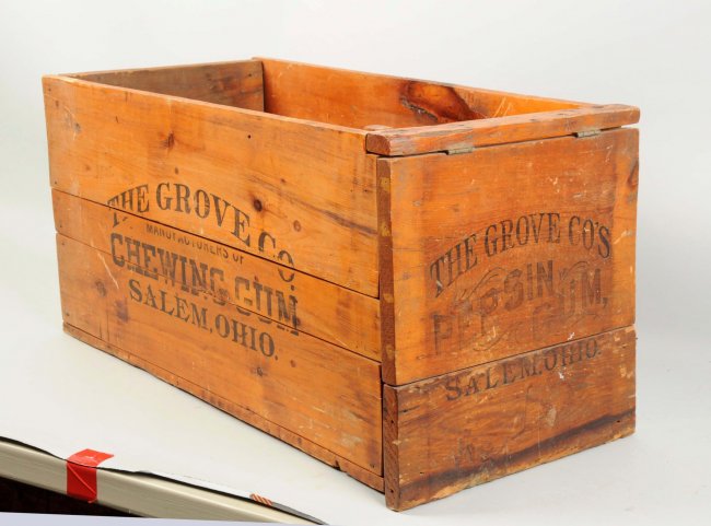 The Grove Co. Chewing Gum Shipping Crate. : Lot 631