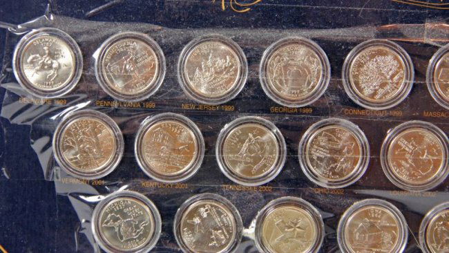 515: The Fifty US Quarter Dollar Collection : Lot 515