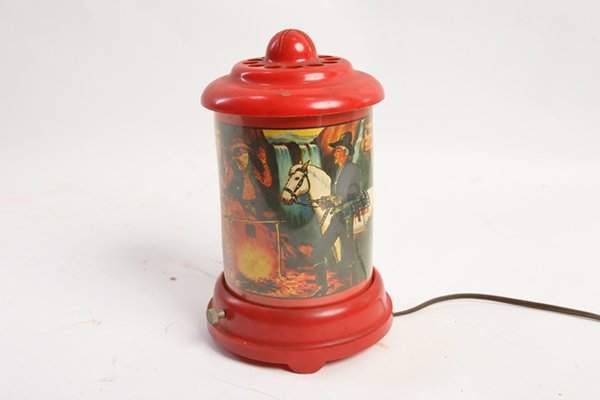HOPALONG CASSIDY REVOLVING MOTION LAMP : Lot 638