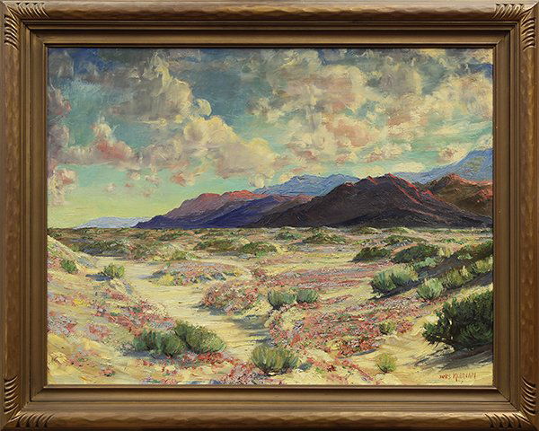 Painting, James Arthur Merriam, Desert Landscape : Lot 2112