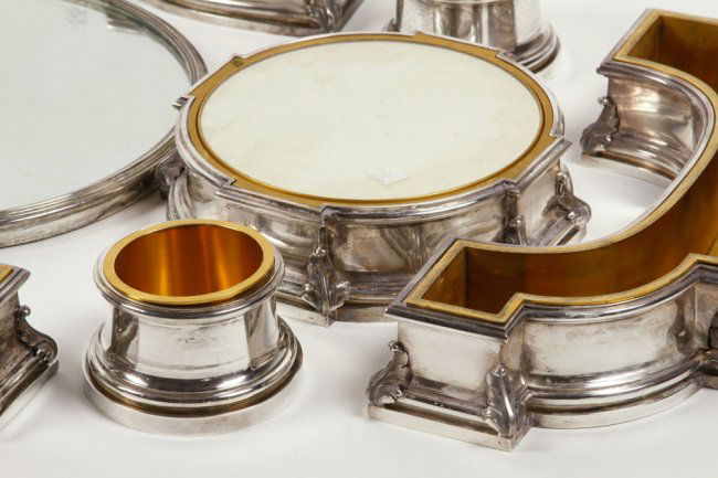 French Silver Table Garniture Set : Lot 2272