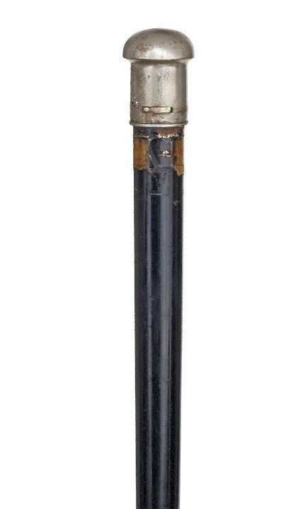 91. Masonic Templar Knights Sword Cane-19th Century-Bla : Lot 91