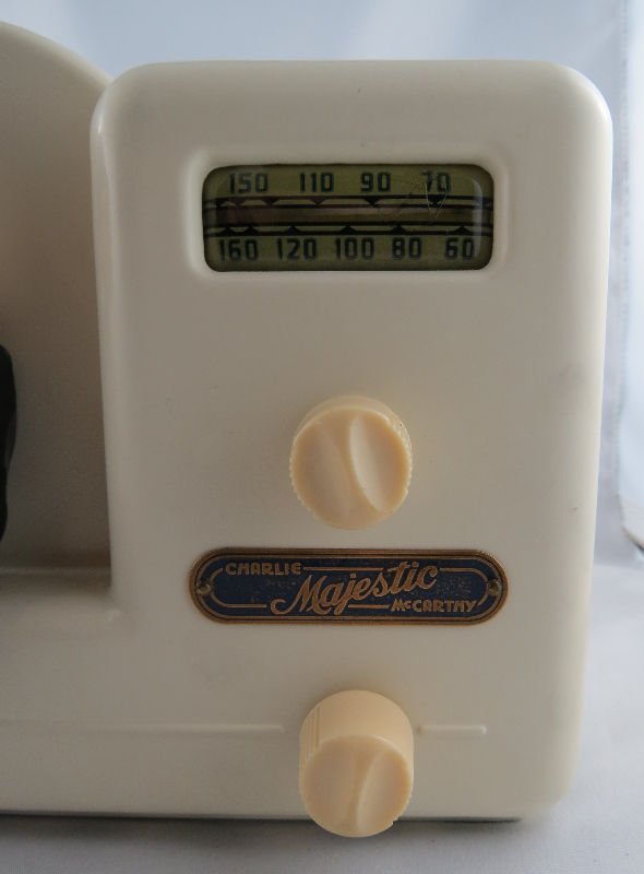 Antique Charlie McCarthy Majestic Radio : Lot 551