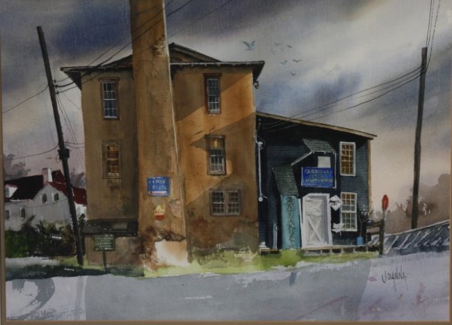 Joanna Krasnansky; 20th C. Watercolor Signed : Lot 387