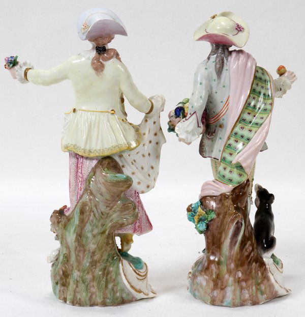 112034: 18TH CENTURY MEISSEN PORCELAIN FIGURINES : Lot 112034 112034: 18TH CENTURY MEISSEN PORCELAIN FIGURINES : Lot 112034