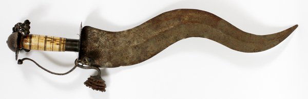 PERSIAN CURVED/SERPENTINE BLADE DAGGER OVERALL : Lot 110271