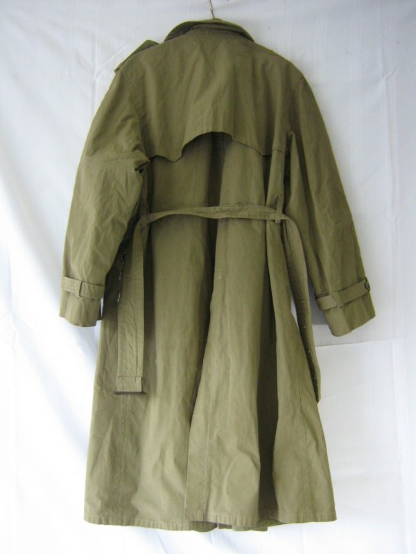 WWII ORIGINAL US OFFICER MAJOR TRENCH COAT : Lot 31195