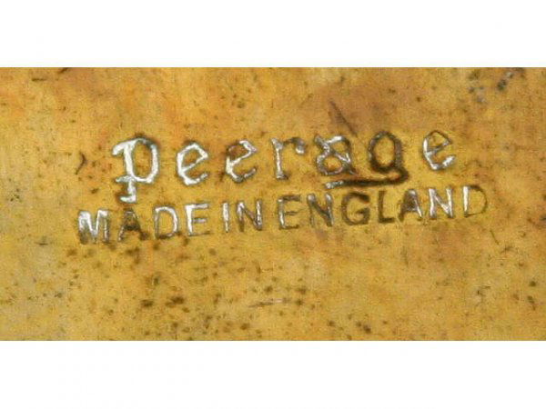 PEERAGE ENGLAND CRIES OF LONDON BRASS TOBACCO BOX : Lot 78024