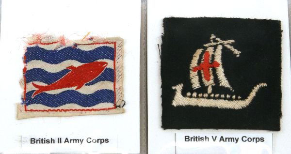 WWII BRITISH ARMY DIVISIONAL FORMATION PATCH LOT : Lot 30126