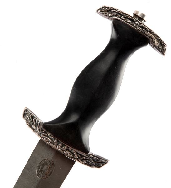 WWII THIRD REICH SS HONOR HIMMLER DAGGER DAMASCUS : Lot 7429