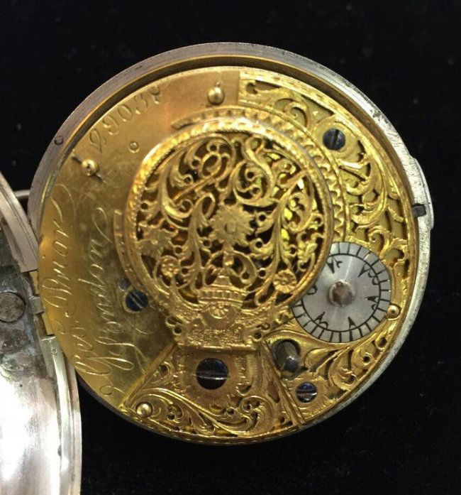 Ottoman, george pryor 1801 - verge triple pocket watch : Lot 224