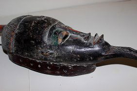 Wood Carved African Mask