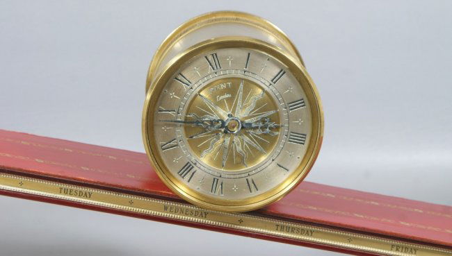 Dent of London Inclined Plane Clock, dated 1973, : Lot 9304