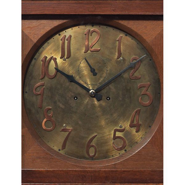 Gustav Stickley tall case clock : Lot 161