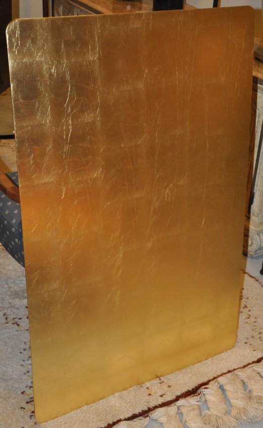 Eames Anniversary coffee table gold leaf Herman Miller : Lot 840