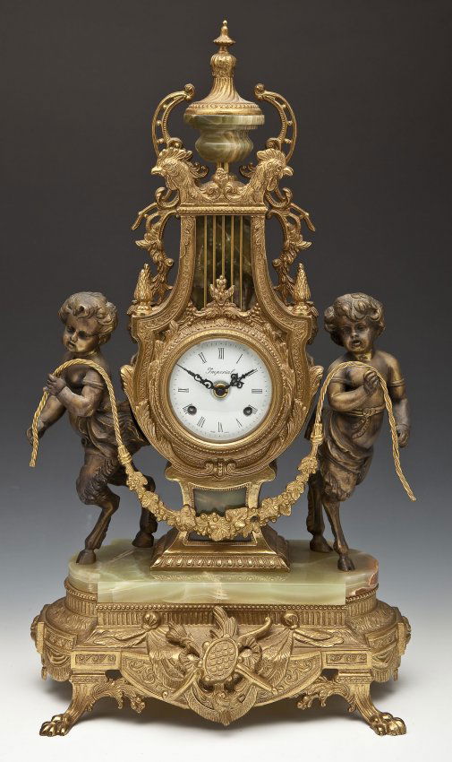 Imperial 3 Piece Clock Garniture : Lot 933