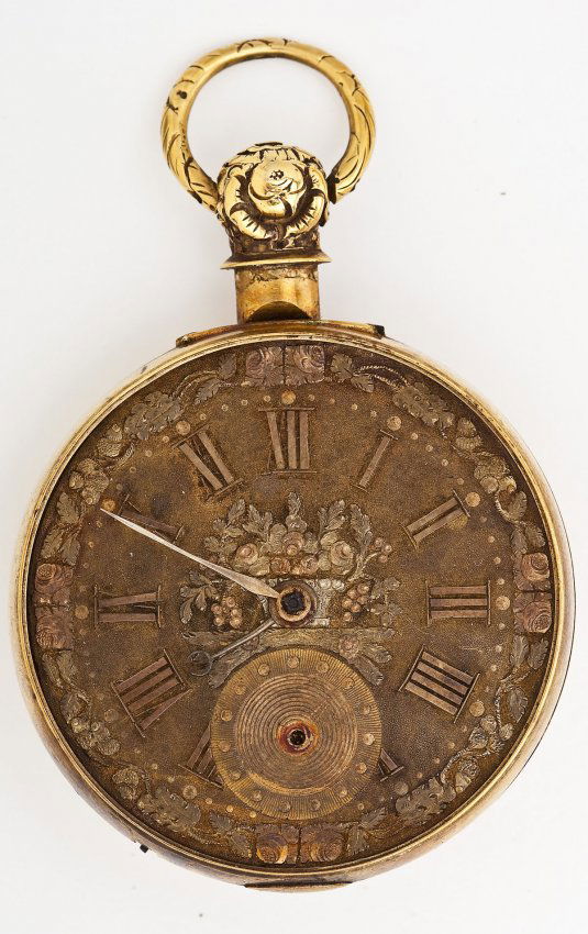 Joseph Johnson Liverpool 18K Fusee Pocket Watch : Lot 402