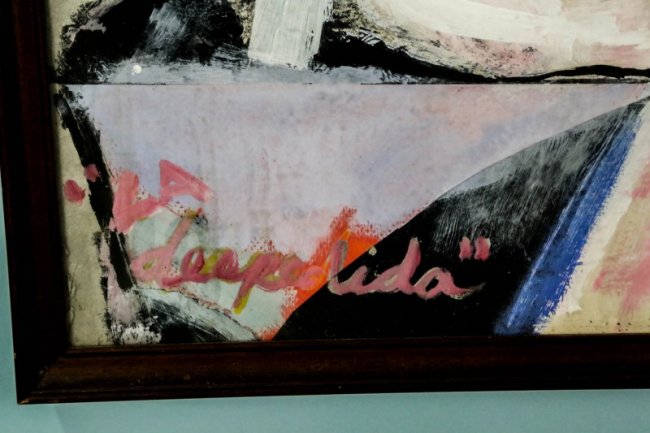 GILBERTO ANTONIO TARIN "LA DESPIDIDA" ACRYLIC : Lot 190
