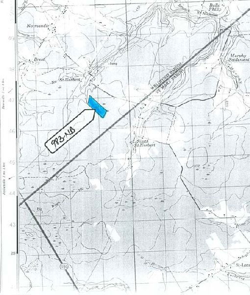 GOV: CANADA LAND, 50 AC. NEW BRUNSWICK - KENT COUNTY : Lot 77