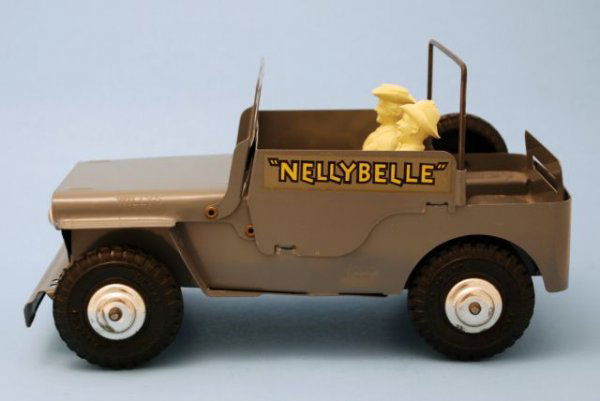625: Roy Rogers Nelly Belle Toy Jeep Mint In Box Marx : Lot 625