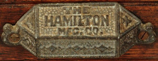 The Hamilton Mfg. Co. Printers Cabinet : Lot 362