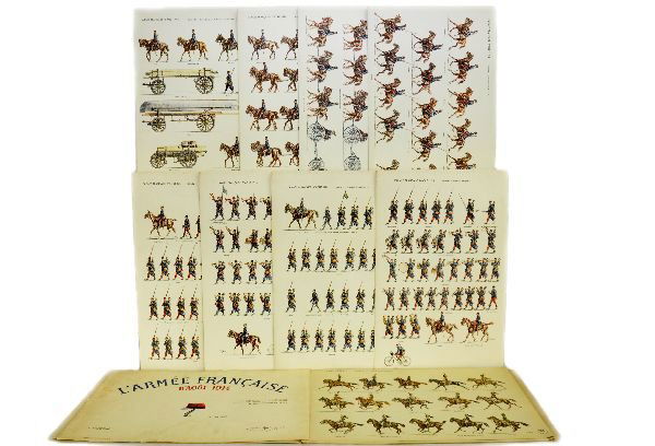 Scarce Jean Auge Paper Soldier Books : Lot 381