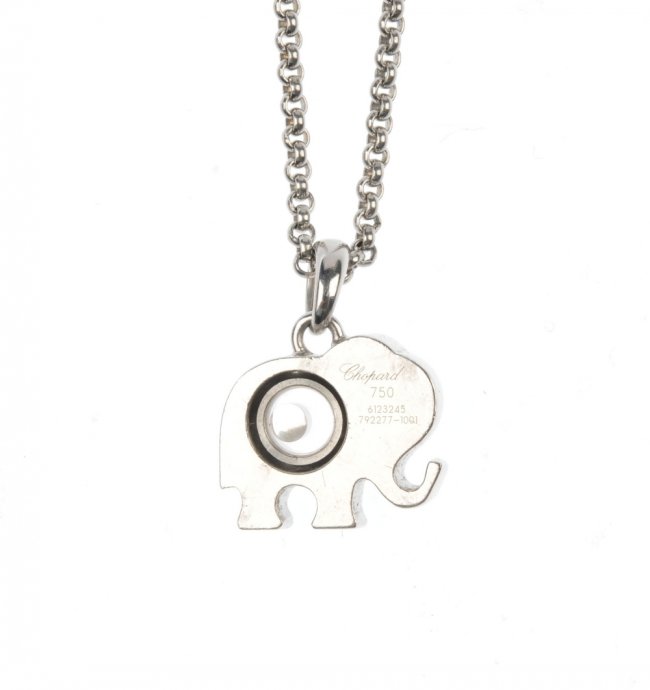 CHOPARD - a 'Happy Diamonds' elephant pendant. : Lot 304