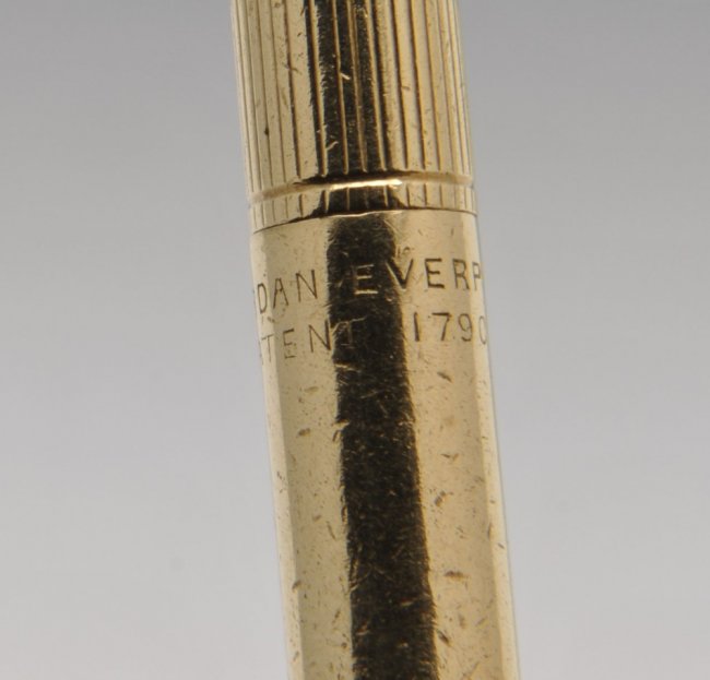 A Sampson Mordan 9ct gold 'Everpoint' pencil. : Lot 478