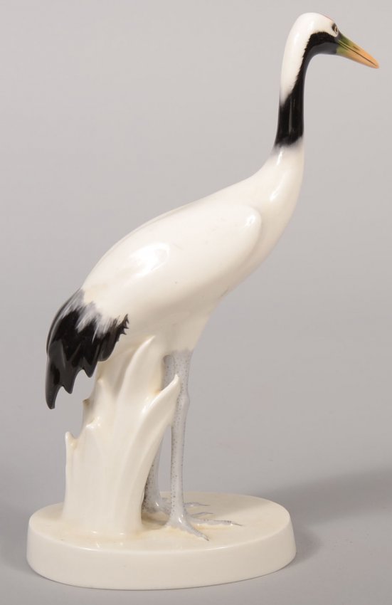Noritake Bone China Stork Figurine. Casting appears to : Lot 585