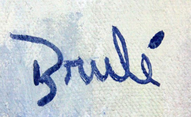 Elmo Alfred Brule Jr. Oil Painting On Canvas : Lot 449