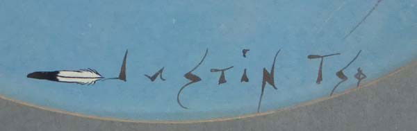 Original Navajo Painting by Justin Tso : Lot 1519