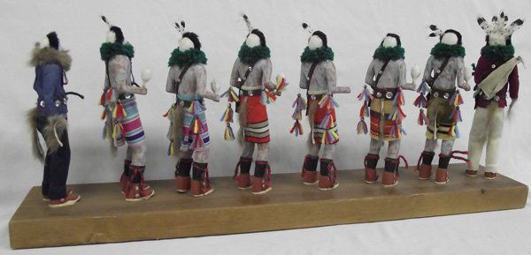 Navajo Yei Bi Chei Dancer Carved Sculptures : Lot 1120