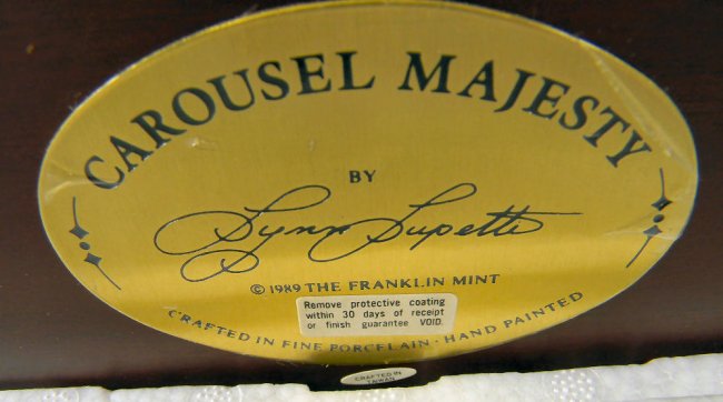 Franklin Mint Carousel Horse Majesty and Enchantment, : Lot 20Z
