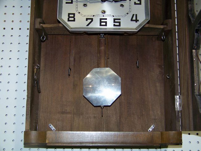 19th C. French Ornate ODO Chime Wall Clock : Lot 69