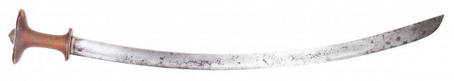AN ETHIOPIAN GURADE SWORD : Lot 222