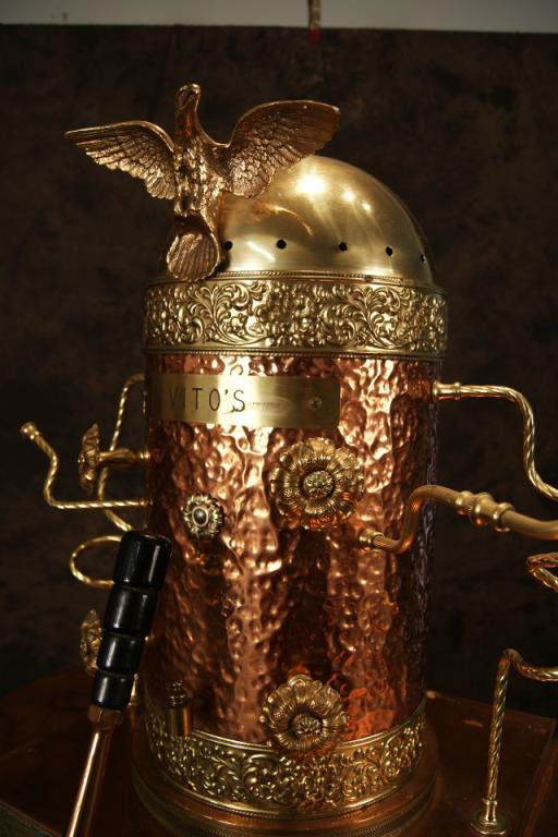 Victoria Arduino Brass & Copper Espresso Machine : Lot 74