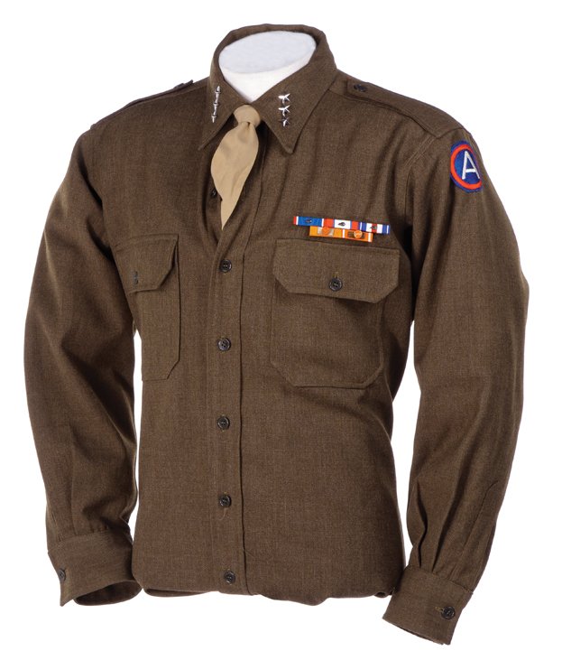 George C. Scott “General Patton” military uniform and : Lot 1223